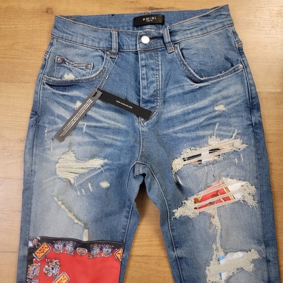 AMIRI | Jeans | Amiri Patch Jeans | Poshmark